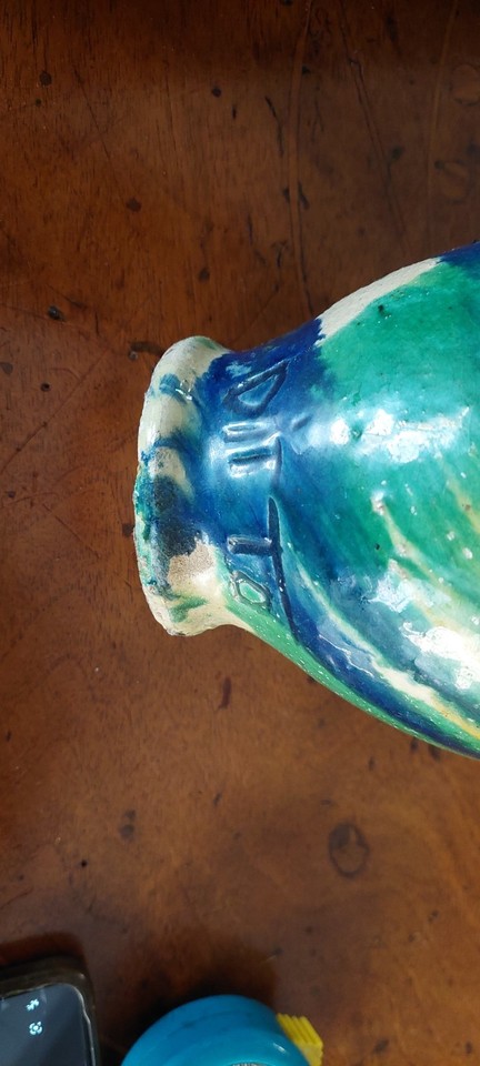 Antike Krug Terrakotta Emaille Sahni Calabraba Sign. Ditto | eBay