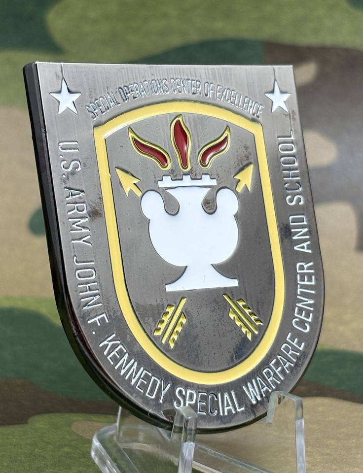 US Army JFK Special Warfare Center And School Challenge Coin Special ...