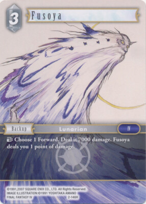 FF TCG: Fusoya - 2-146H - Foil [Mint/NM] Opus II Final Fantasy TCG ...