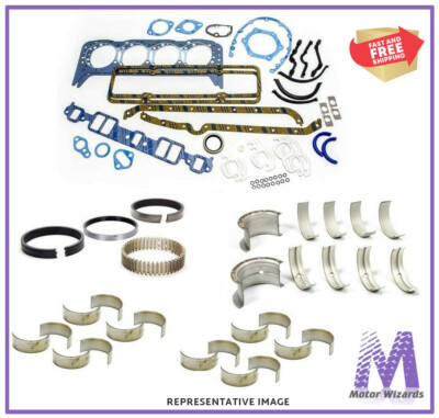 Ford 302 5.0 V8 Marine Engine Rebuild Kit Rod+Main (REV Rot 2PC / 351W ...