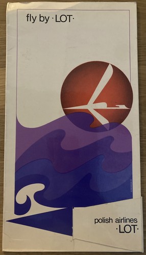 LOT POLISH AIRLINES AIR TICKET /TRAVEL DOCUMENTS COVER 1970s | eBay