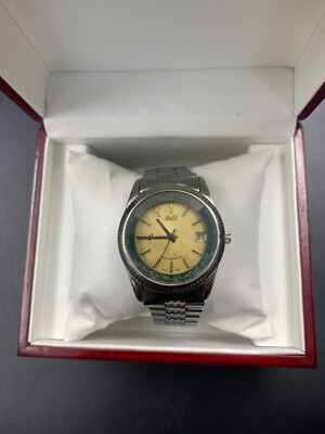 RARE VINTAGE DALIL WATCH II GOLDEN DAIL MUSLIM 37MM AUTOMATIC MENS ...