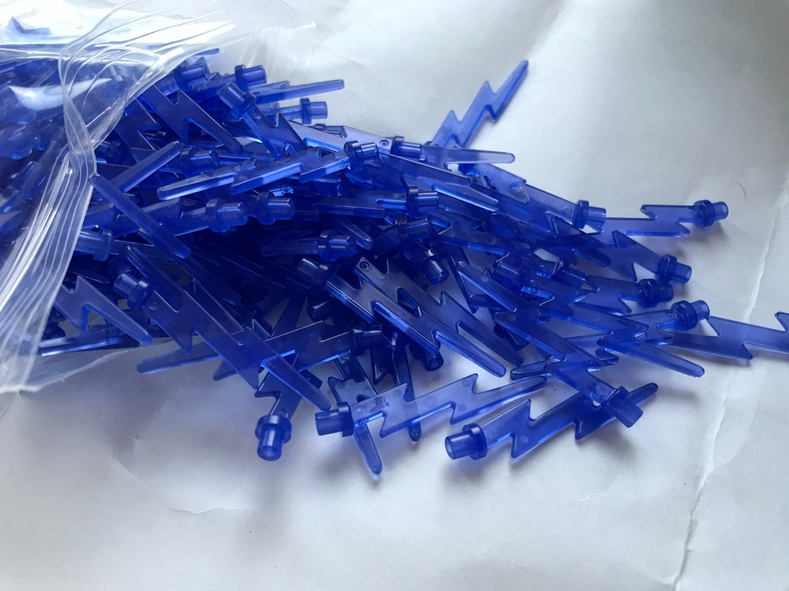 LEGO- NEW-#27256-TRANS PURPLE-WAVE/LIGHTNING BOLT -10 PIECES | eBay