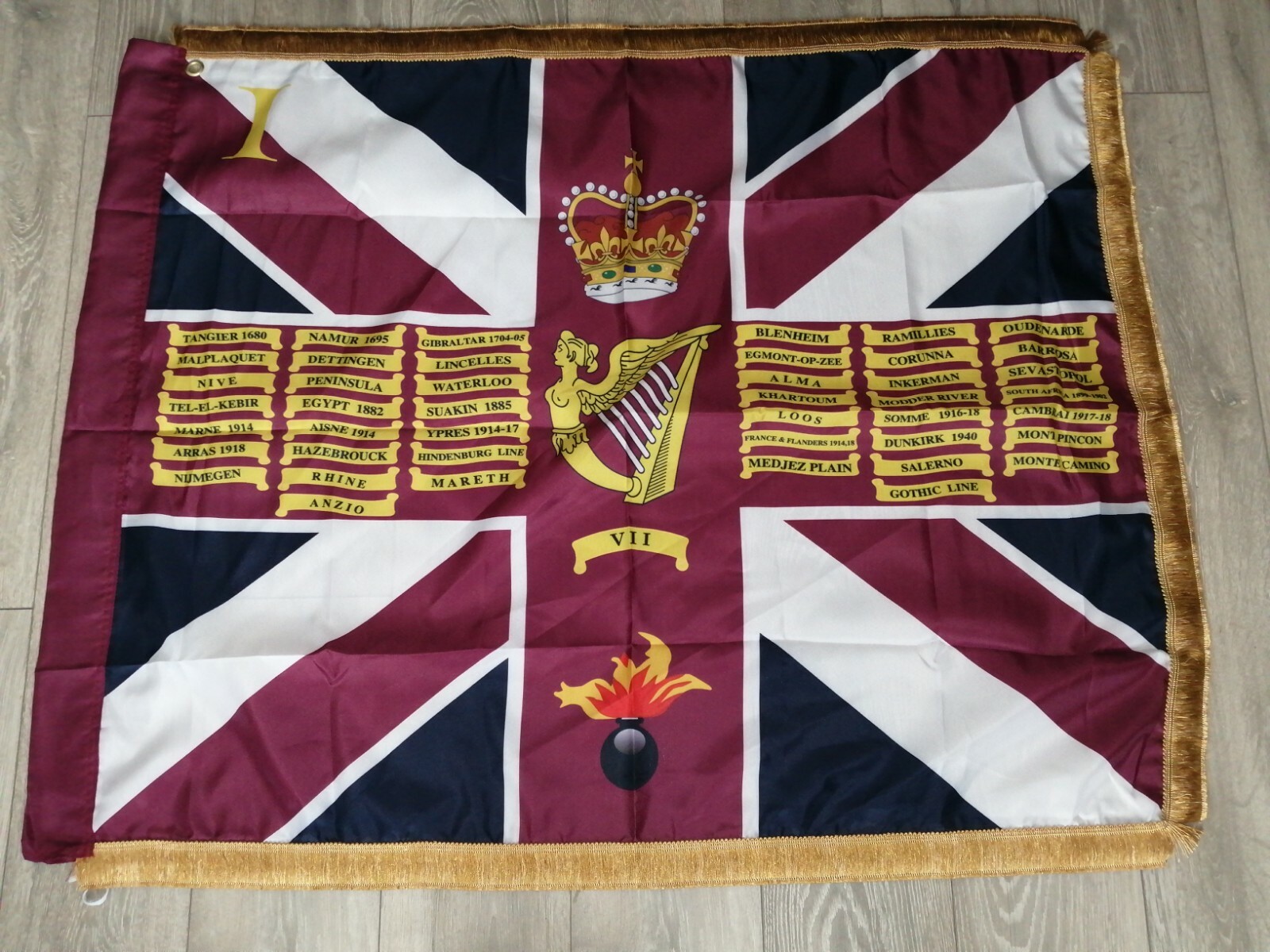 Grenadier guards, 1st Bn, 7th Coy, Regimental colours flag | eBay UK