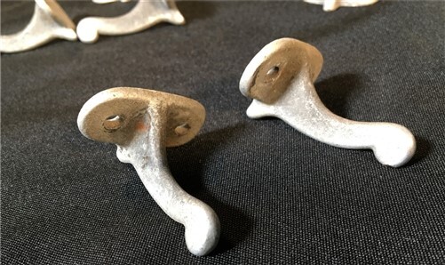 20 Gym Locker Hooks, Metal Jr High School Locker Hooks, Vintage Gym ...