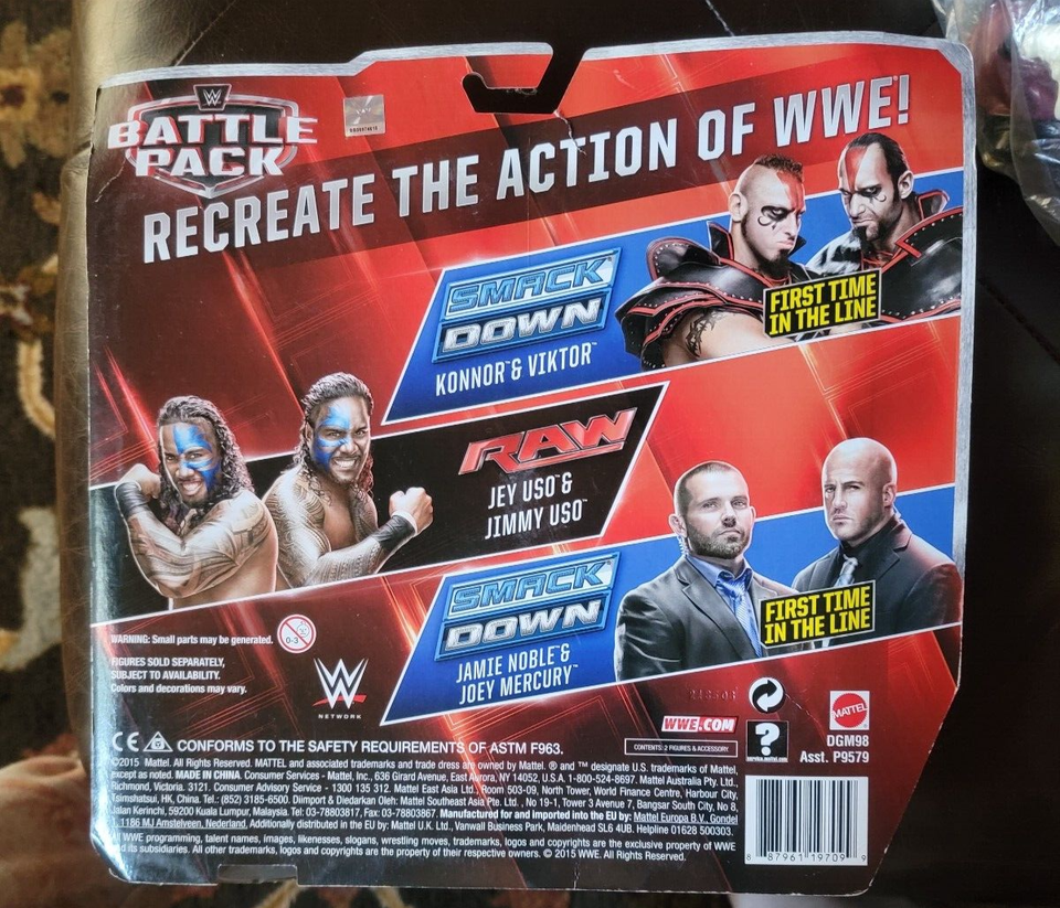 WWE Battle Pack - Jamie Noble and Joey Mercury Action Figures - Mattel ...