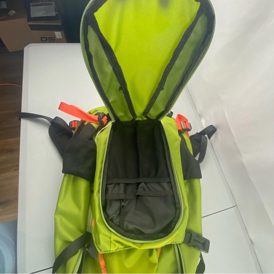 TOPI Outdoor Adventure Green Multi-Compartment Rugged Hiking Backpack ...