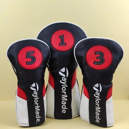 Taylormade Golf Club Headcover Driver Fairway Wood Head Cover 135 White ...