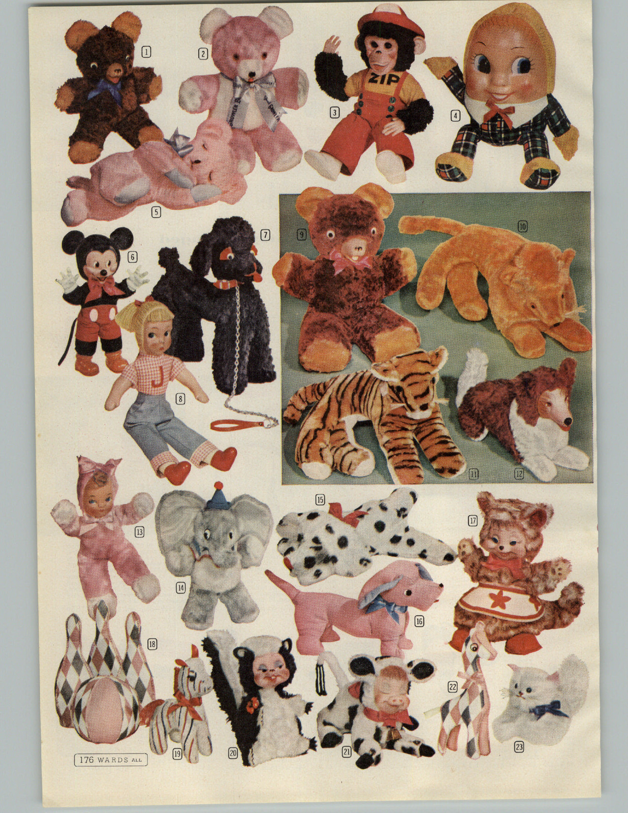 1956 PAPER AD 2 Pg Plush Toy Puppet Marionette Howdy Heidi Doody ...