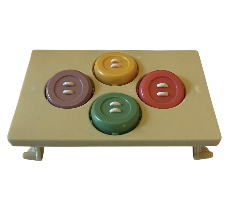 Vintage Disney Cinderella Mice Thread Spool Rooms Sewing Playset 1986 ...