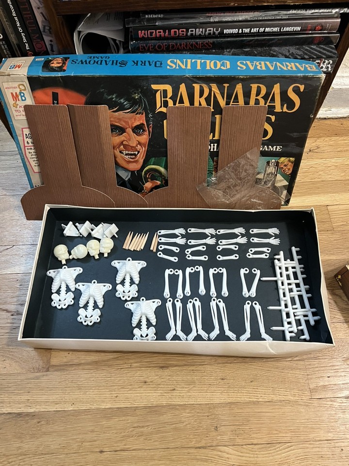Barnabas Collins Dark Shadows Game 4003 1969 Milton Bradley No Fangs | eBay