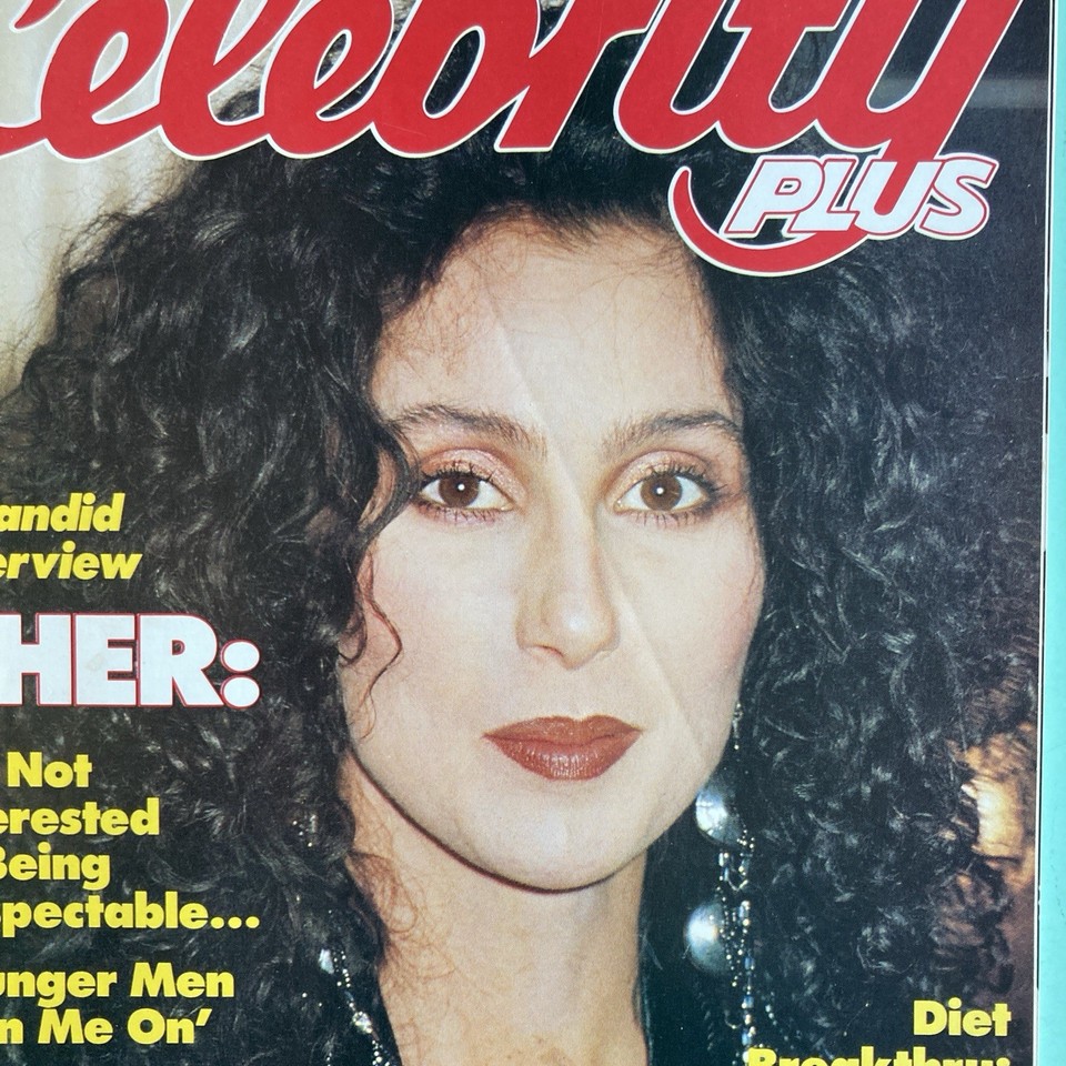 Cher Cover Article Celebrity Plus Magazine From April 1988 No Label ...
