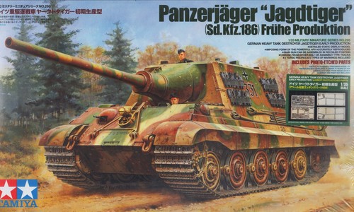Tamiya Models Panzerjäger Jagdtiger Sd.Kfz.186 Model Kit 4950344251629 ...