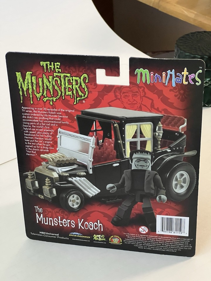 Diamond Select The Munsters Minimates Munster Koach with Hot Rod Herman ...