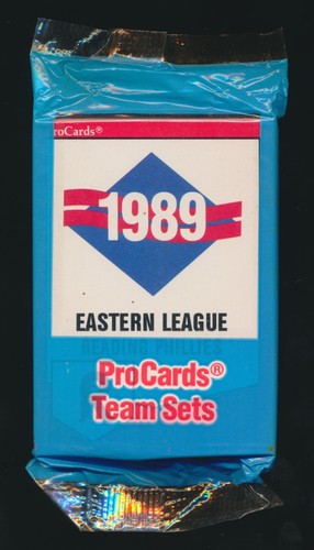 1989 ProCards Reading Phillies -Sealed Set (27) w/ PAT COMBS, BOBBY JOE ...