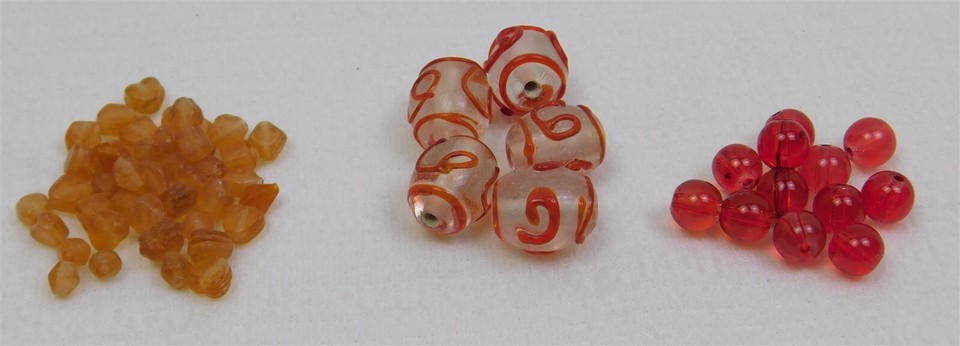 Vintage Assorted Bead And Crafting Supply Lot Pearls Bead Caps Bead ...