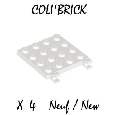 Lego 11399 - 4x plate modified 4x4 with clips - Blanc / White - NEW ...