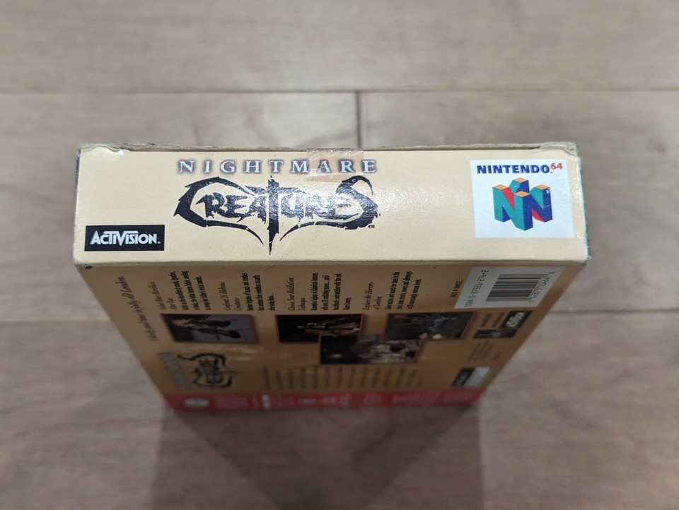 Nightmare Creatures Nintendo 64 N64, CIB Complete In Box w/ Manual ...