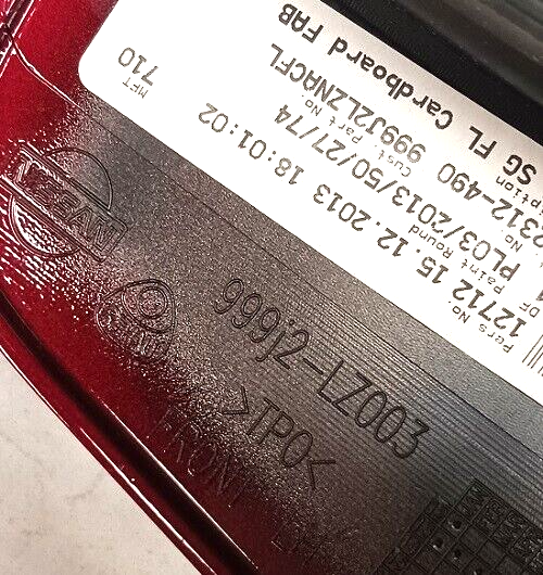 NEW 2013-19 Sentra 999J2-LZ003 Front Left Splash Guard Mud Flap Painted ...