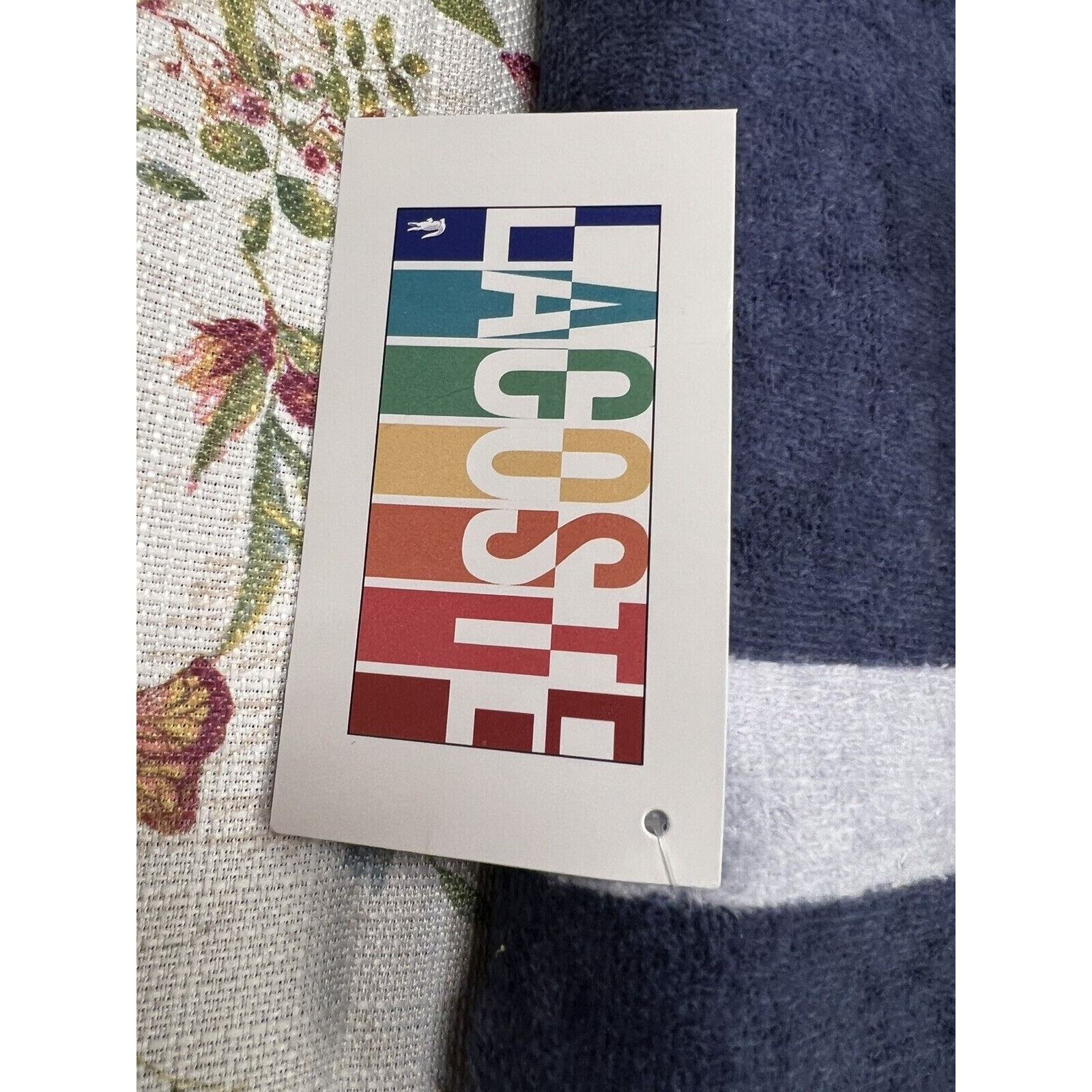 NWT Lacoste Beach Towel - Rainbow Logo 36" x 72" - MSRP $76 | eBay