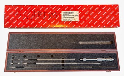 STARRETT Inside Micrometer Set № 124CZ 8 – 32” NEW with Box and Case ...