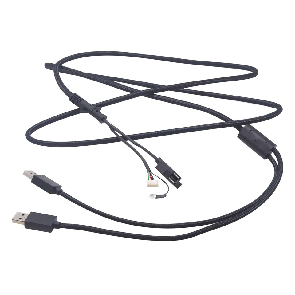 Black USB Cable Power Line 1.8m Data Cord For Logitech G413 G512 G513 ...