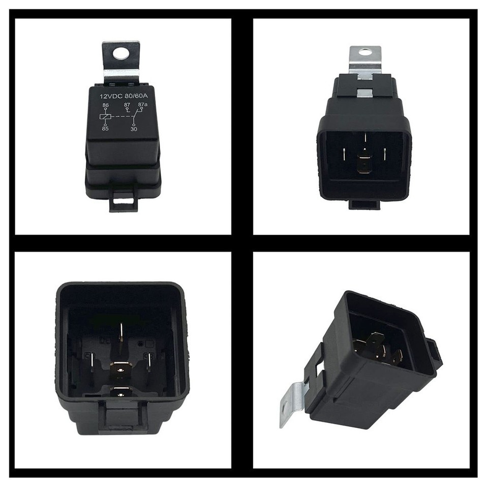 Relay 12Volt 5-Pin Automotive Duty Waterproof With Relays Socket Style ...