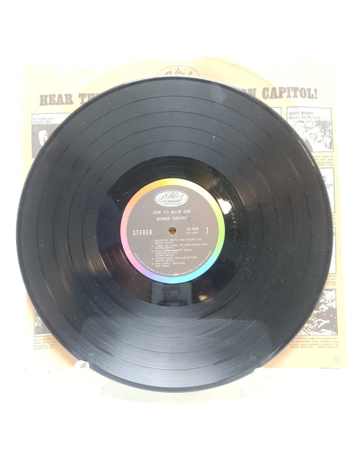 Bobbie Gentry Ode To Billie Joe Vintage Vinyl Record | eBay