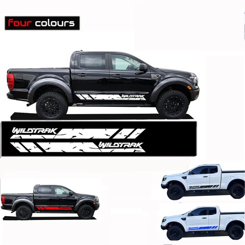For Ford Ranger Wildtrak Vinyl Decal Sticker Graphics Kit Sport Side ...
