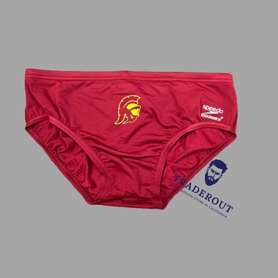 H.E.Arts Trojan custom print Speedo Men Maroon Red swim Brief swimwear ...
