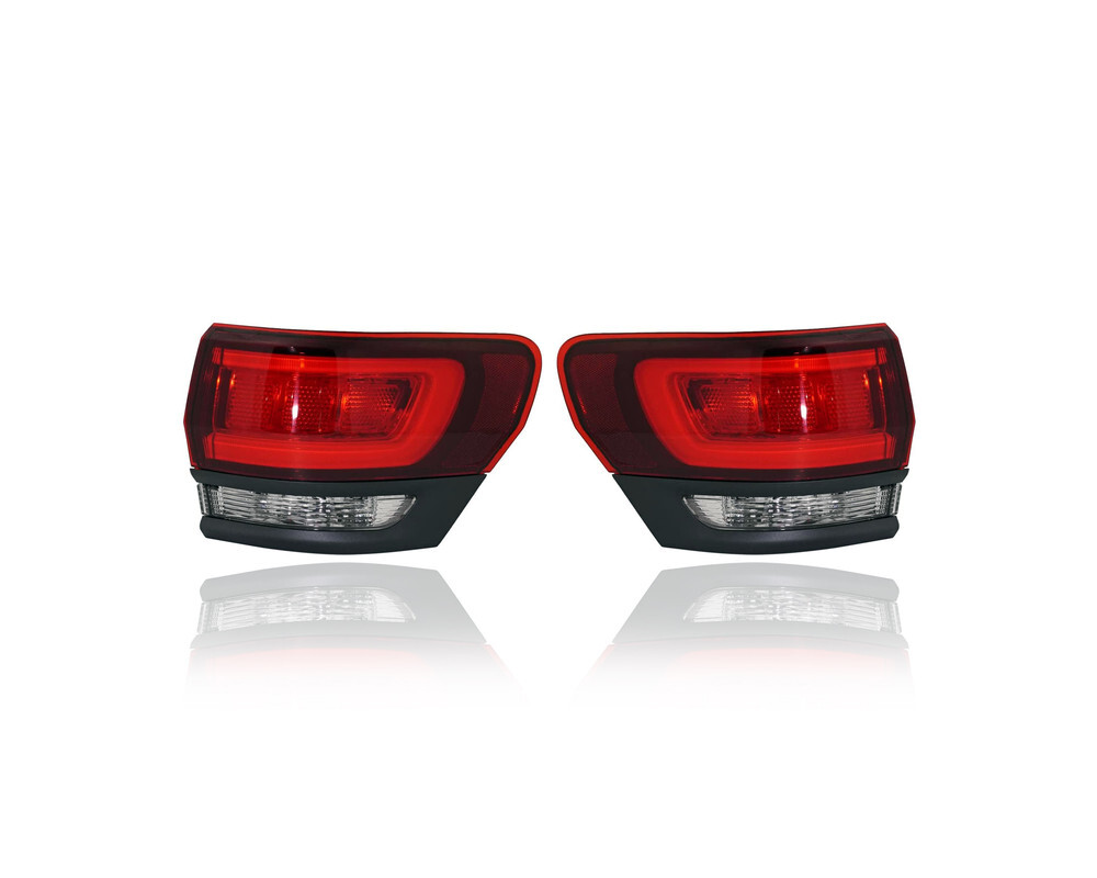 Tail Light for 17-21 Grand Cherokee Dark Gray Trim Set 68368394AC ...