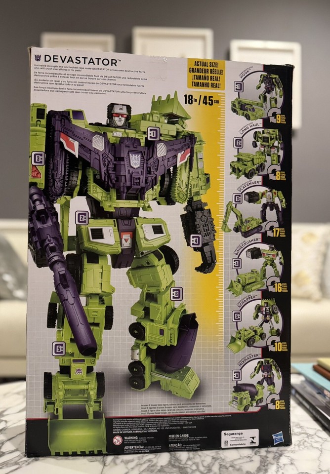 SUPA DUPA BADAZZ Transformers Generations Combiner Wars Devastator Set ...