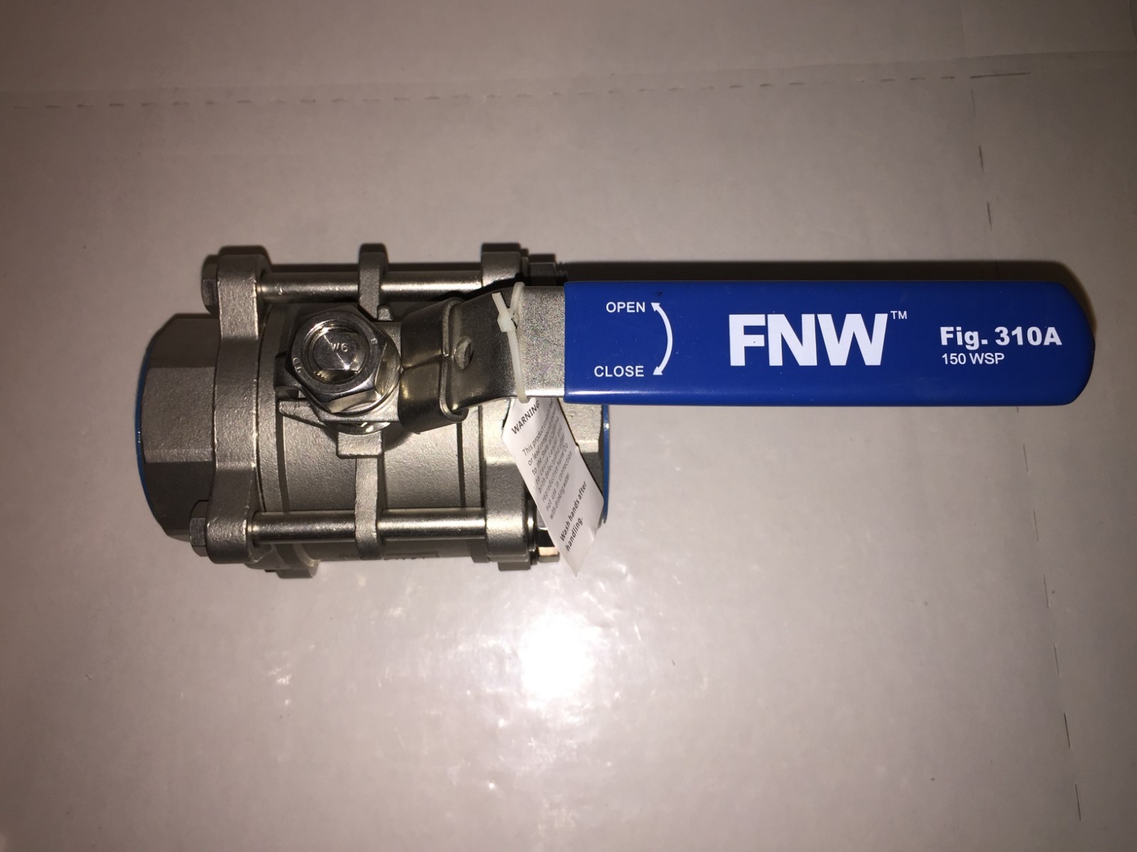 FNW Fig. 310A Stainless Steel Ball Valve 3-Piece Full Port 1000 CWP ...