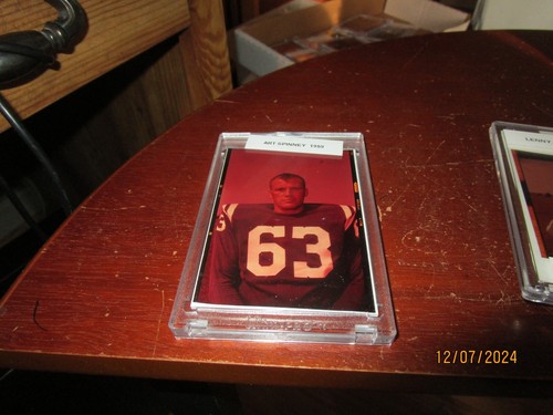 Topps Vault 1959 Baltimore Colts Football Card Negative Art Spinney ...