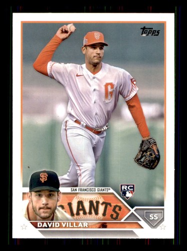 2023 Baseball Topps David Villar San Francisco Giants #277 RC | eBay