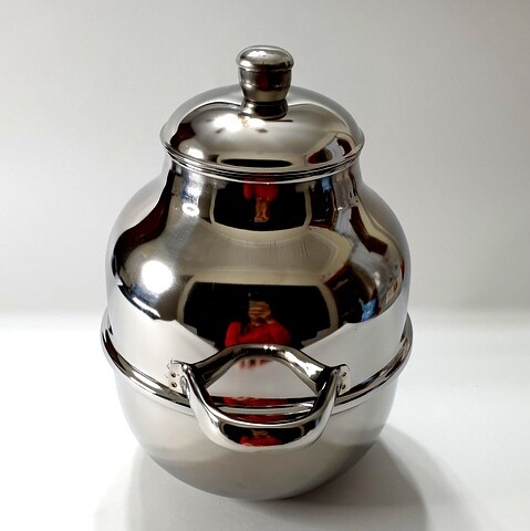 Beans Cooking Pot Stainless Steel Cookware Egyptian Damasa Double ...