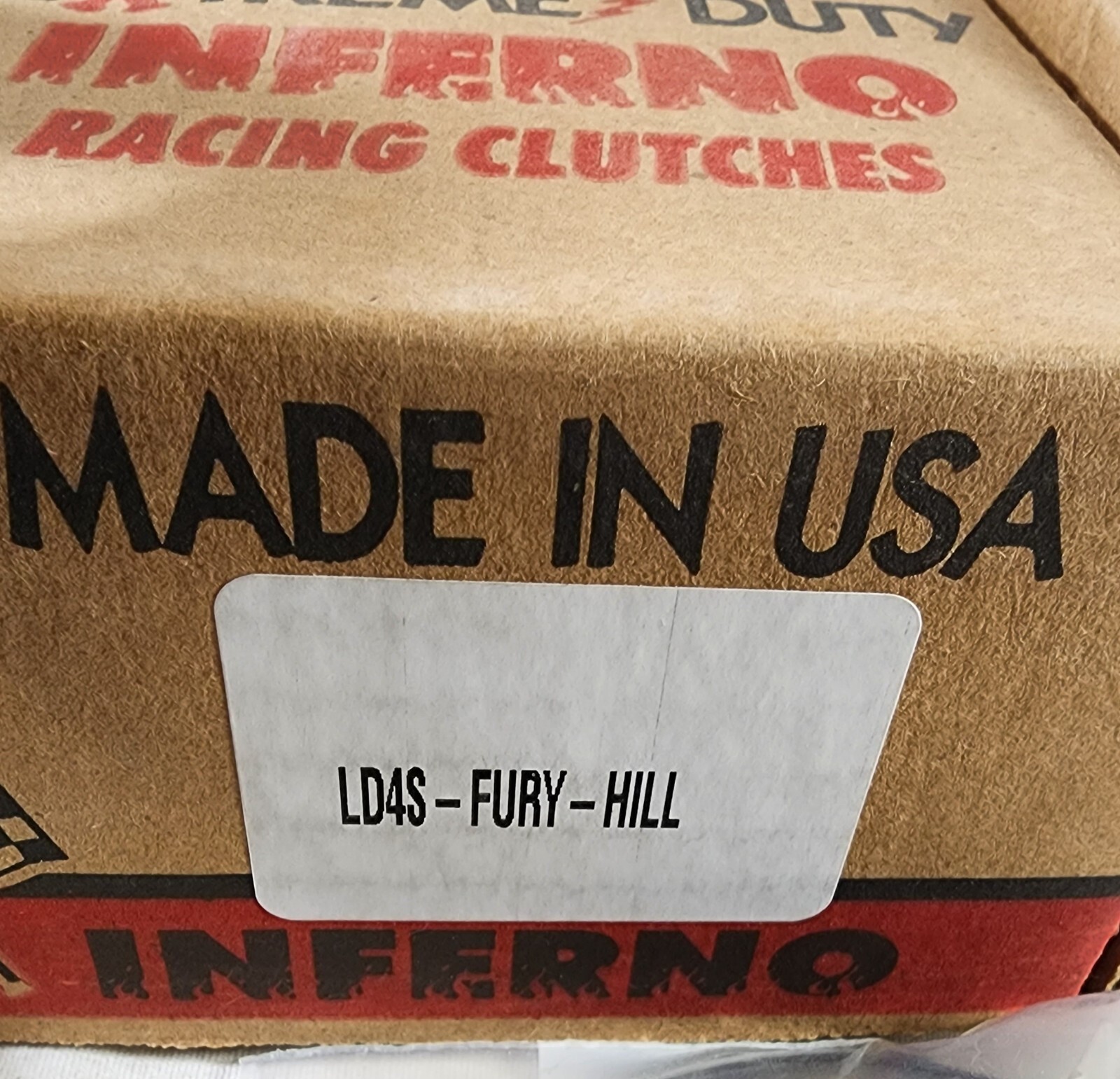 HILLIARD INFERNO FURY CLUTCH, BULLY CONV, Kart Racing 3/4"bore NO ...