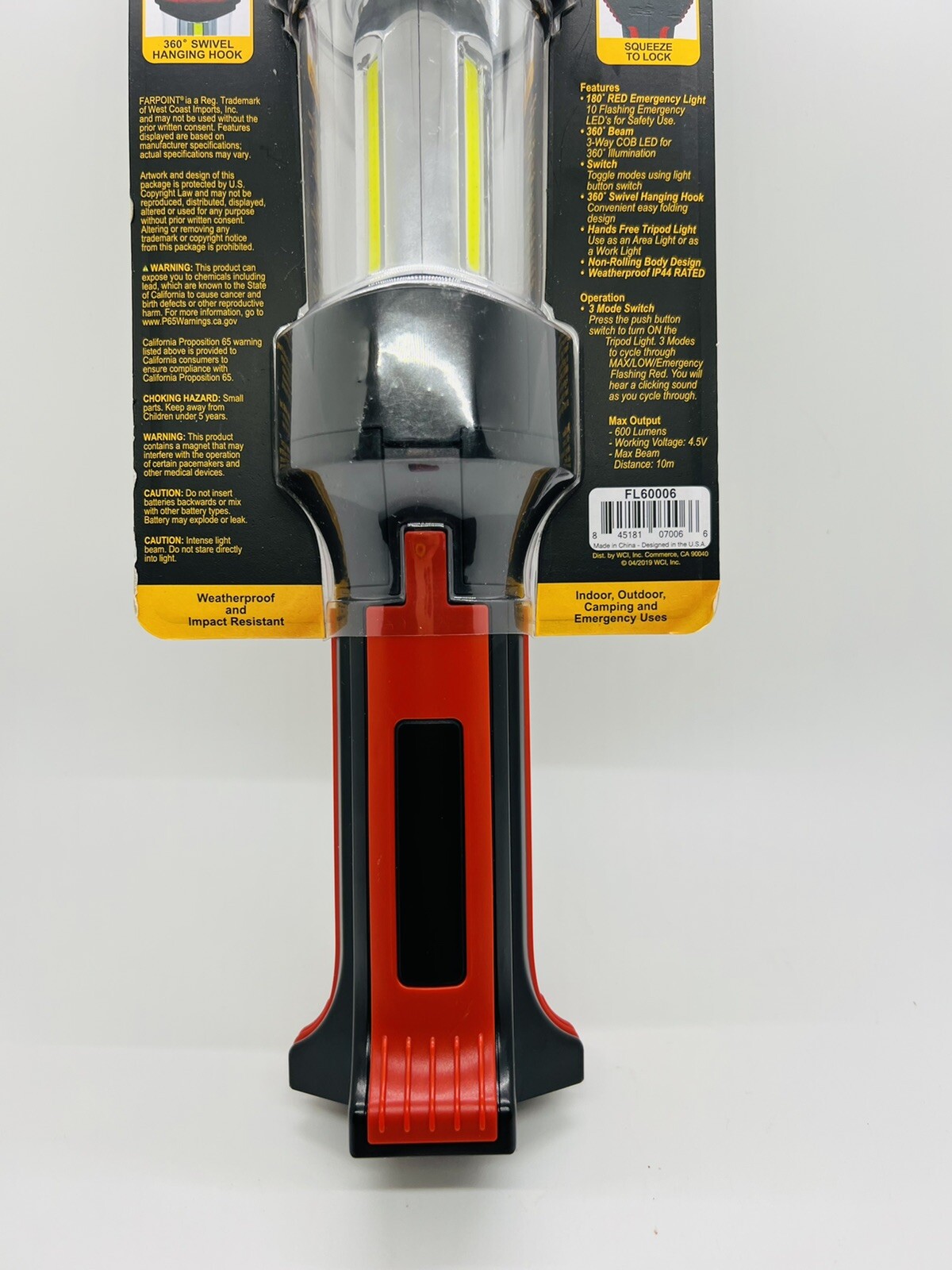 Versa Beam Tripod Light LED 600 Lumens 3 Light Settings Weatherproof ...