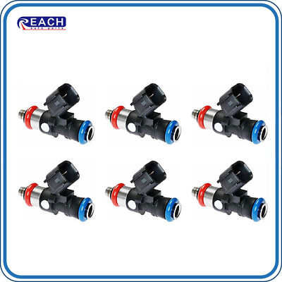 6Pcs Fuel Injector For Ford Edge F-150 Flex Taurus Mustang Transit-150 ...