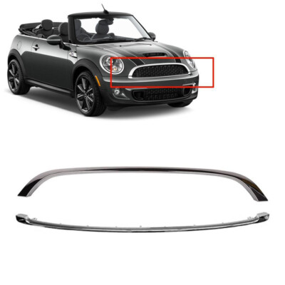 For Mini Cooper R55 R56 R58 R59 2007-2015 Molding Chrome Front Grille ...