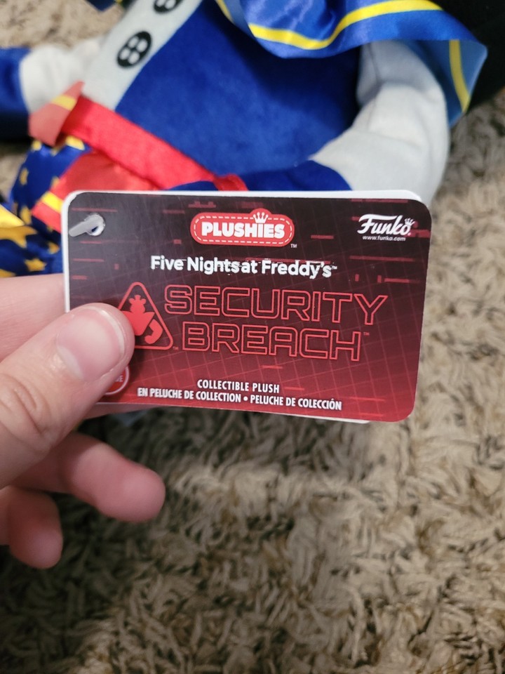 NEW NWT FIVE NIGHTS AT FREDDY'S FNAF SECURITY BREACH MOON FUNKO PLUSH ...