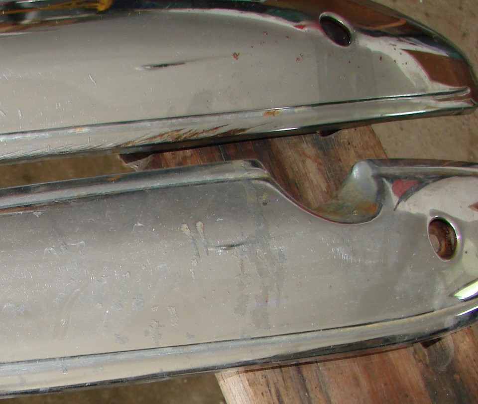 CHROME MUFFLER GUARDS SET left right ----- 1977 HONDA GOLDWING GL1000 ...