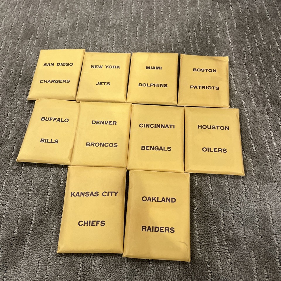 1969 APBA Original Football Cards complete | eBay