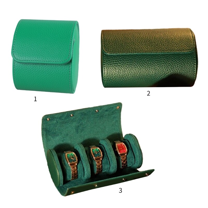 Travel Watch Watches Case Pu Leather Roll Watch Storage Case | eBay