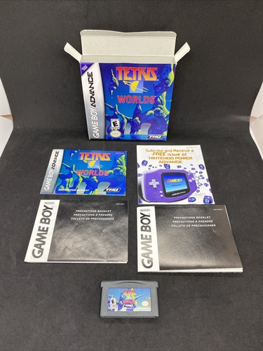 Tetris Worlds - GBA Game Boy Advance - Complete in Box CIB Authentic ...