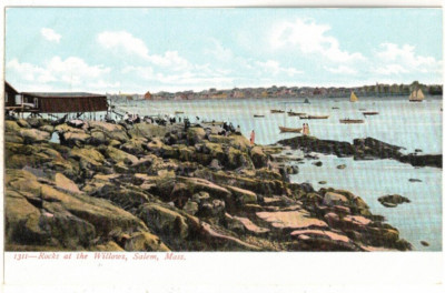 c1905 UDB PC: Panoramic View of the Rocks at the Willows, Salem, MA | eBay