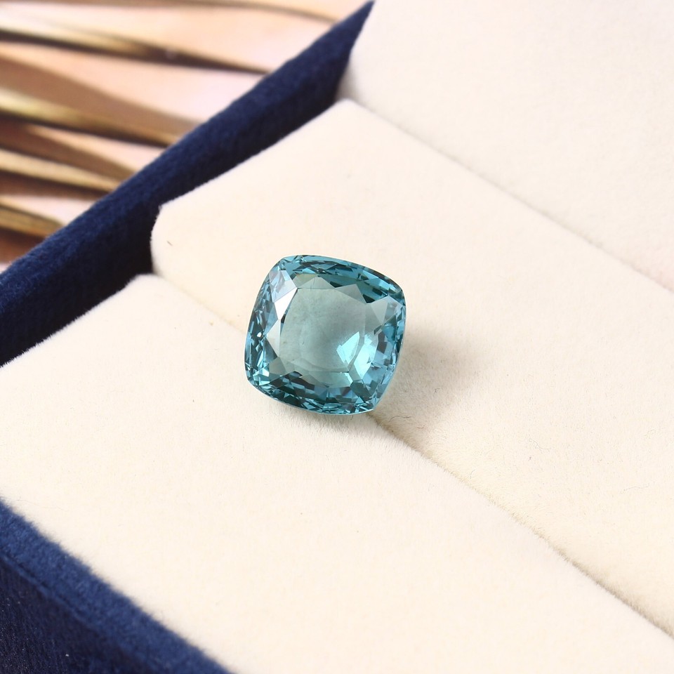 AAA Premium Quality Ceylon Green Spinel Loose Cushion Gemstone Cut ...