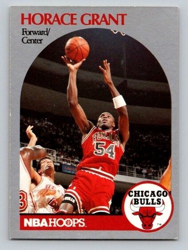 1990-91 NBA Hoops Horace Grant #63 Chicago Bulls | eBay