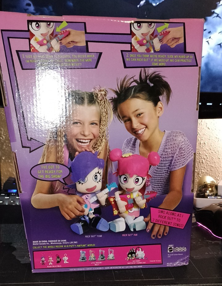 Hi Hi Puffy AmiYumi Rock Out Ami and Yumi Animatronic Dolls Rare HTF ...