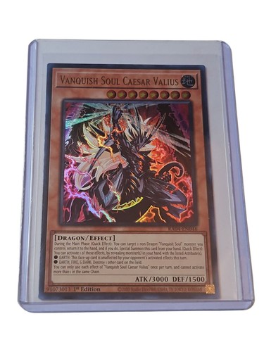 🔥Yugioh! Vanquish Soul Caesar Valius - RA04-EN046 - Secret Rare - 1st ...